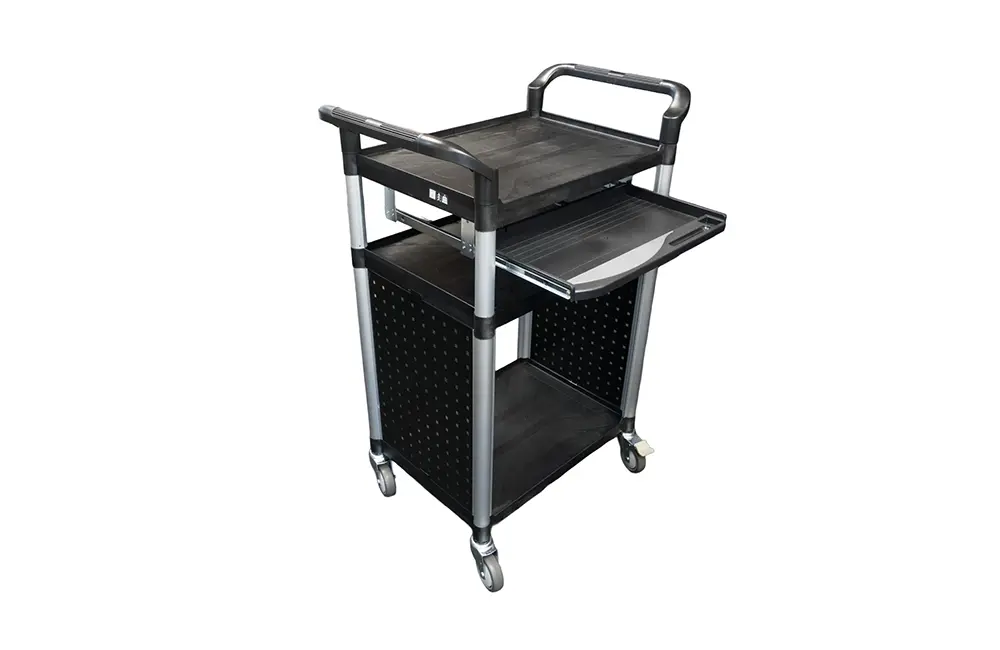 3 Tier Laptop Logging Trolley