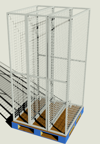 RC Chip Tray Storage Racking in Container