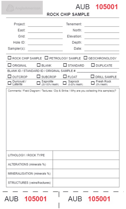 Water Resistant Ticket Book, 50 Leaves