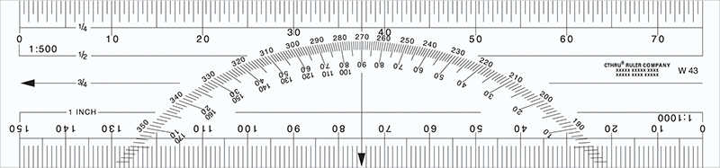 Geological Mapping Protractors
